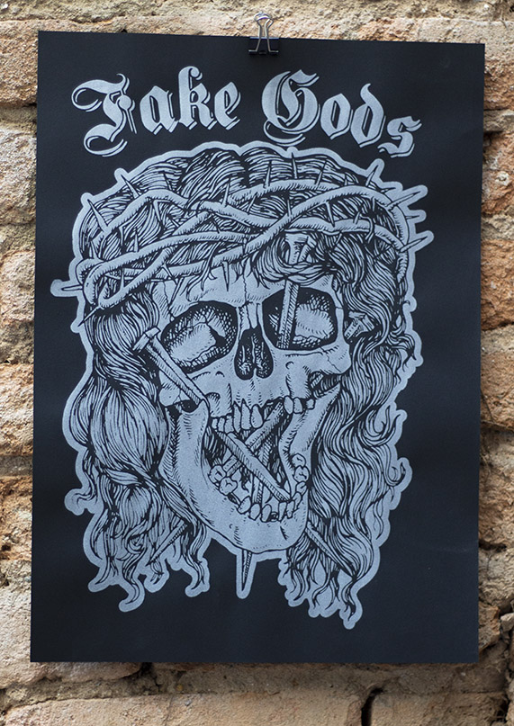 Poster Fake Gods - "Nazareno" – 1000 Contra